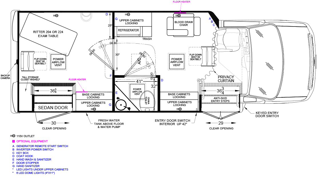 25ft Two Room Mobile Medical Clinic with Duel Entry - TESCO Specialty ...